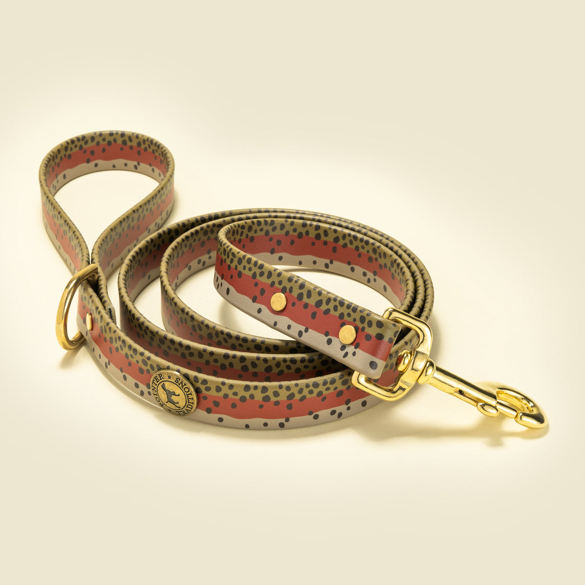 Pointer Traditions | Sporting Dog Leash - Rainbow Trout